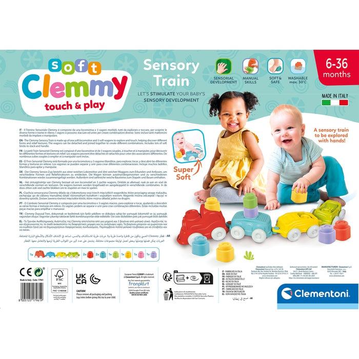 Train sensoriel Clemmy Clementoni FR