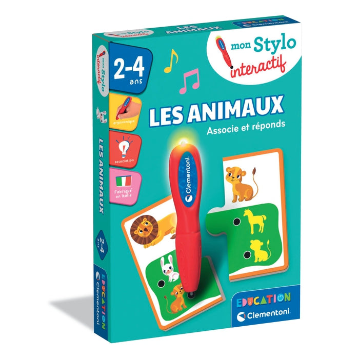 Mon stylo interactif - Les animaux Clementoni FR